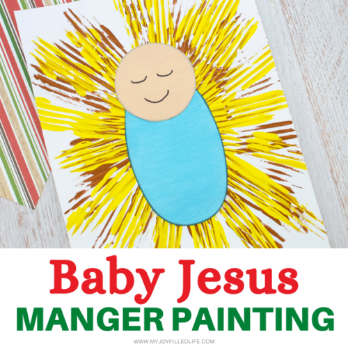 Baby Jesus in the Manger Craft for Kids - My Joy-Filled Life