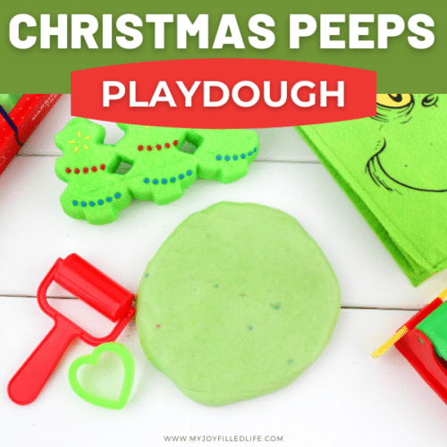 Christmas Peeps Playdough Square - Featured - My Joy-Filled Life