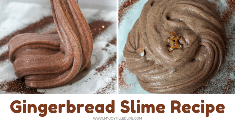 Gingerbread Homemade Slime Recipe - My Joy-Filled Life