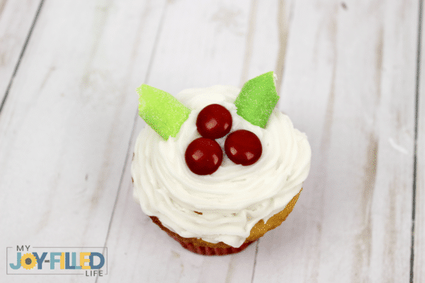 Mistletoe Cupcakes for Christmas Dessert - My Joy-Filled Life