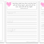 Love Scripture Copywork - My Joy-Filled Life