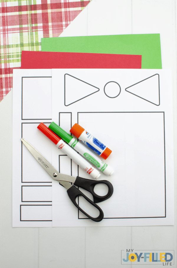 Chrismas Gift List Paper Craft for Kids - My Joy-Filled Life