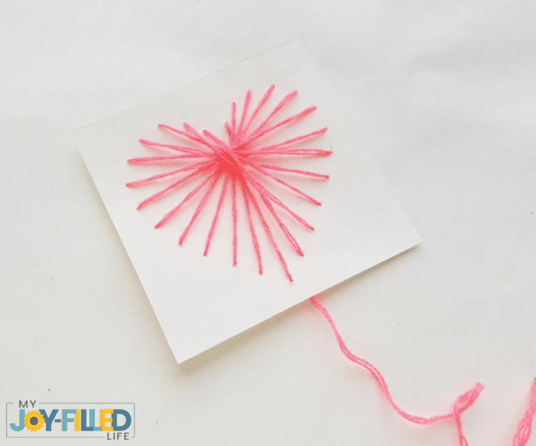 Heart String Art Craft {Perfect for Valentines Day} - My Joy-Filled Life