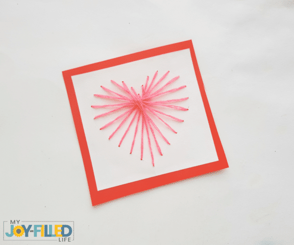 Heart String Art Craft {Perfect for Valentines Day} - My Joy-Filled Life