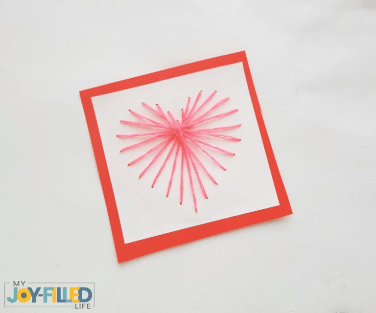 Heart String Art Craft {Perfect for Valentines Day} - My Joy-Filled Life