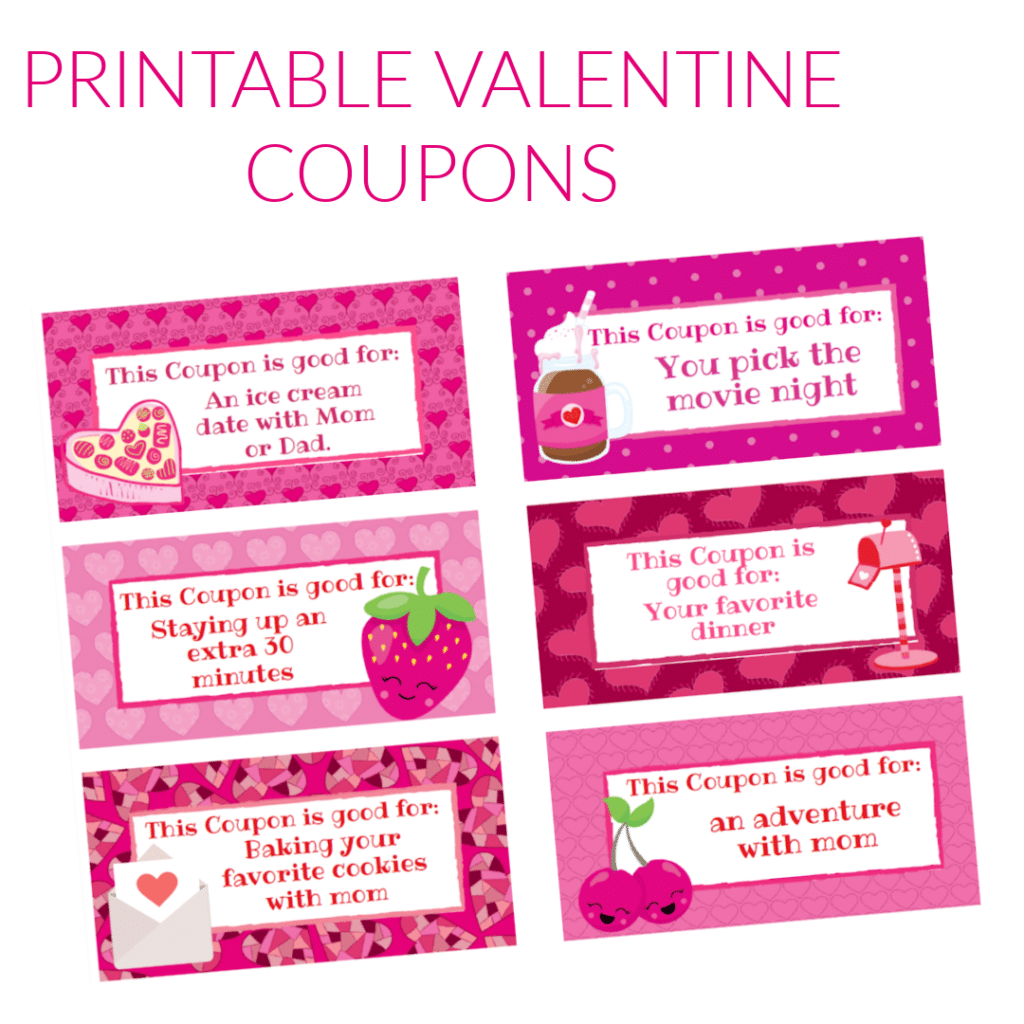 Printable Valentine Coupons for Kids - My Joy-Filled Life
