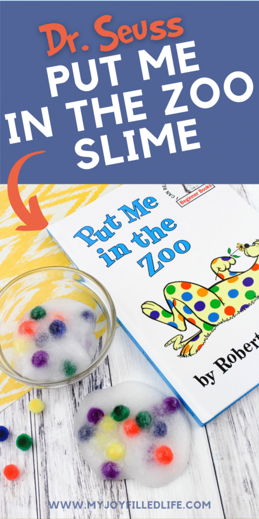Put Me in the Zoo Craft: SLIME! - My Joy-Filled Life