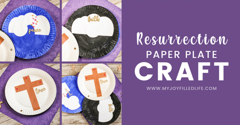 Paper Plate Resurrection Craft for Easter - My Joy-Filled Life