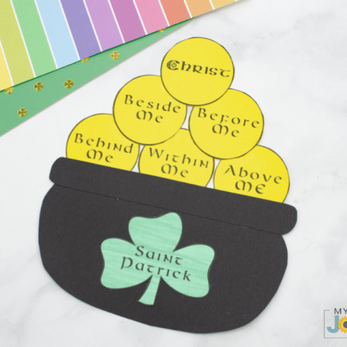 St Patrick's Day Art Idea: Pot of Gold Breastplate Prayer - My Joy ...