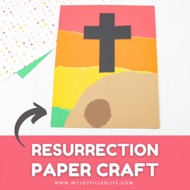 Resurrection Cross Paper Craft SQUARE - My Joy-Filled Life