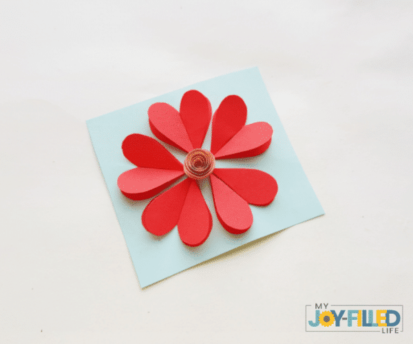 Paper Heart Flowers Craft for Kids - My Joy-Filled Life