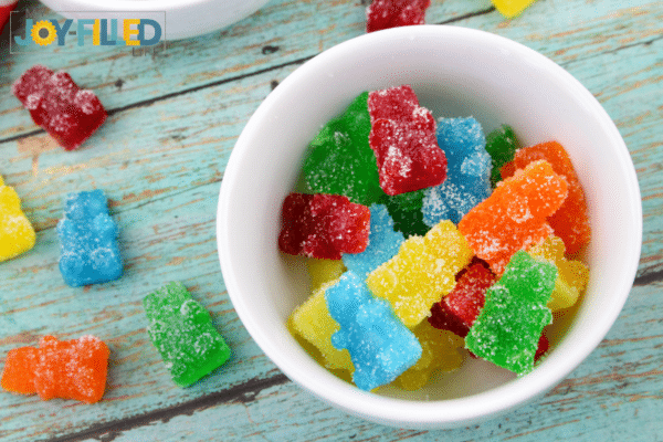 Homemade Sour Gummy Bears - My Joy-Filled Life