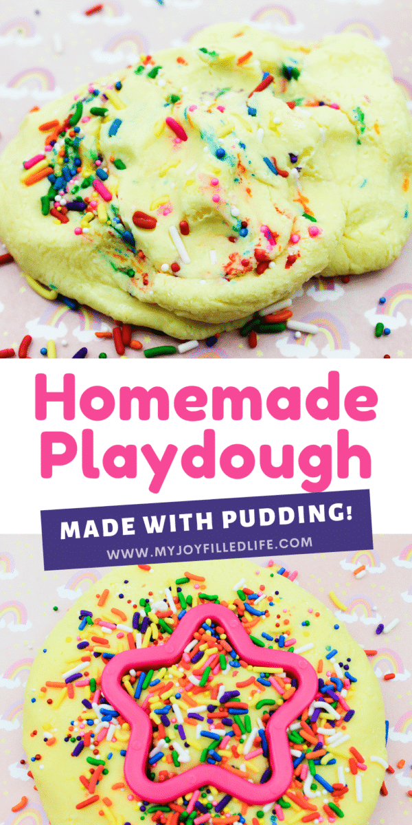 No-Cook Playdough Recipe Using Pudding - My Joy-Filled Life
