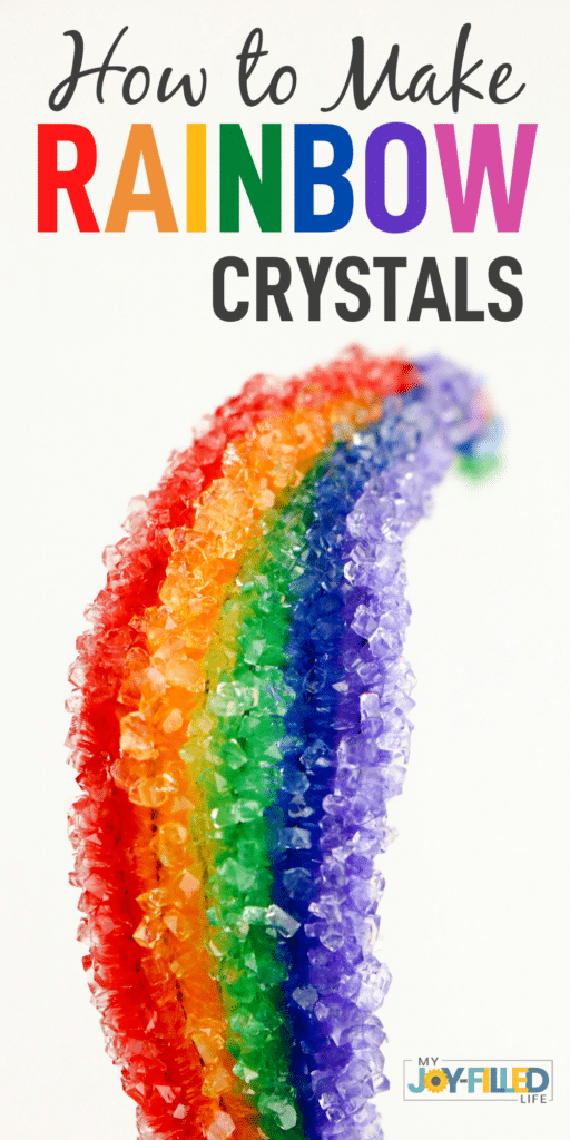 Growing Crystals into Beautiful Rainbows - My Joy-Filled Life