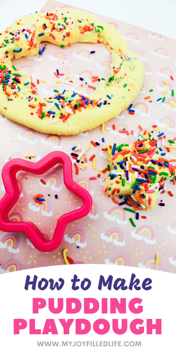 No-Cook Playdough Recipe Using Pudding - My Joy-Filled Life