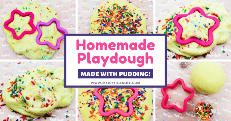 No-Cook Playdough Recipe Using Pudding - My Joy-Filled Life
