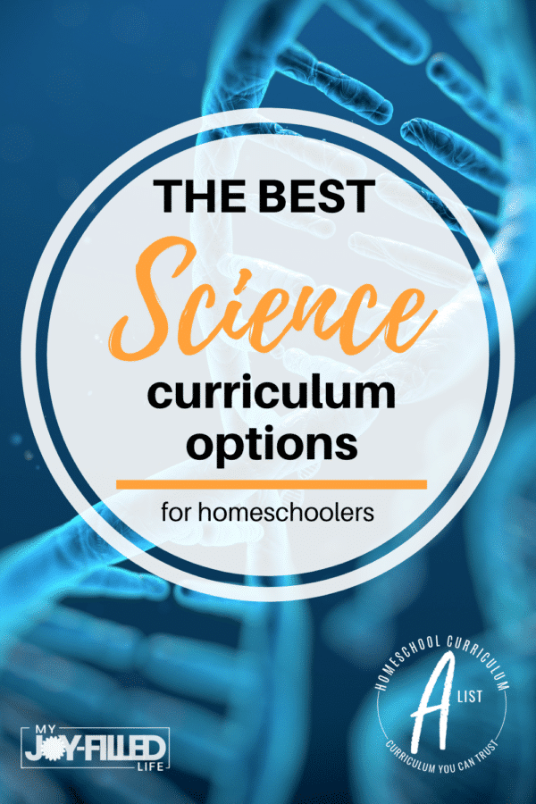 Homeschool Science Curriculum - My Joy-Filled Life