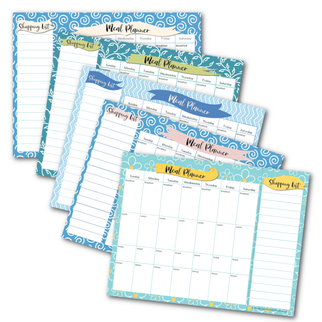 Meal Planner Printables - My Joy-Filled Life