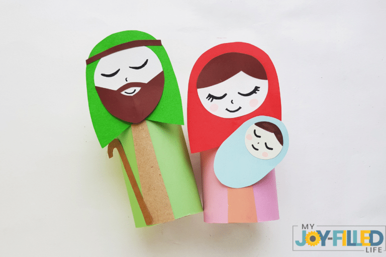 Nativity Cardboard Tube Craft - My Joy-Filled Life