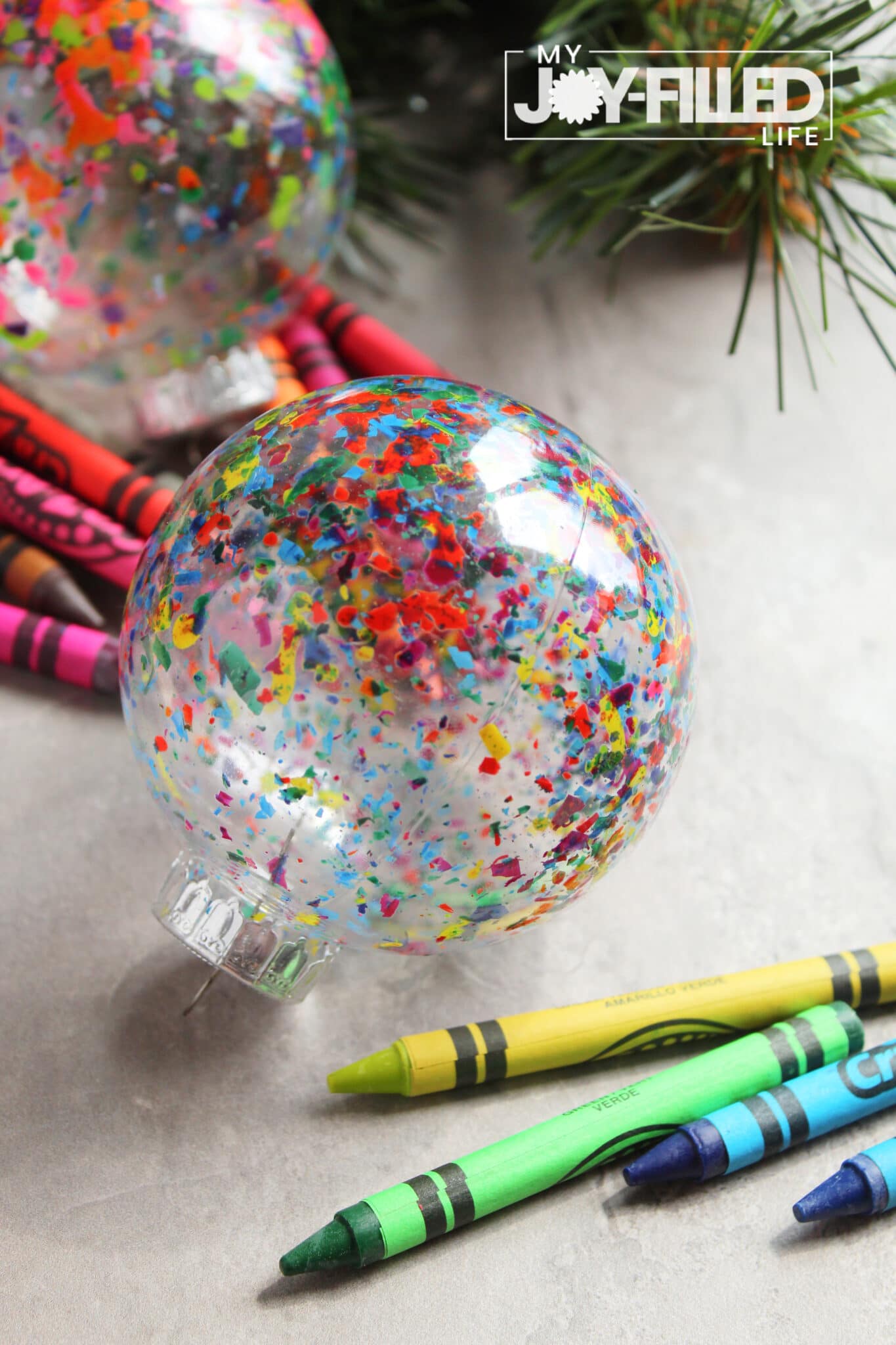 Melted Crayon Ornaments - My Joy-Filled Life