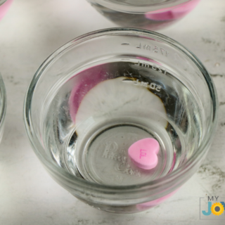 Dissolving Candy Hearts Experiment - My Joy-Filled Life