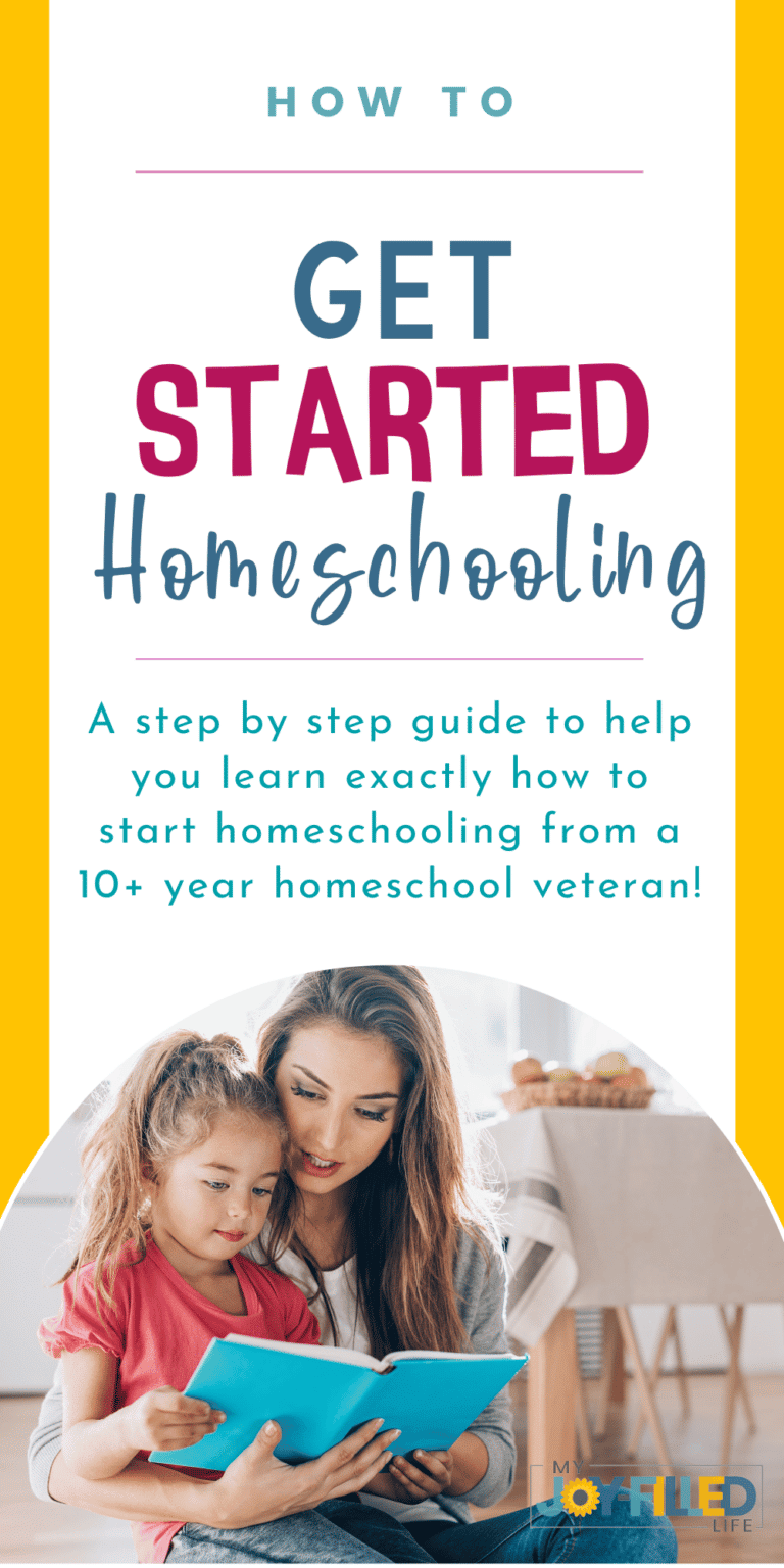 Confidently Learn How To Get Started Homeschooling - My Joy-Filled Life