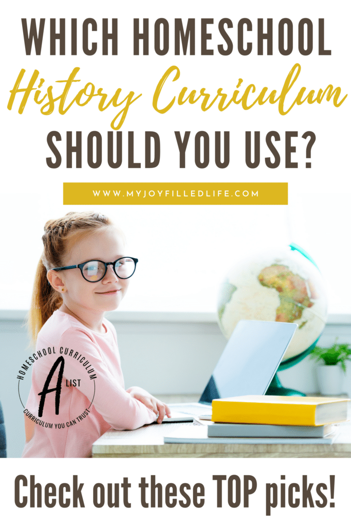 Homeschool History Curriculum - My Joy-Filled Life