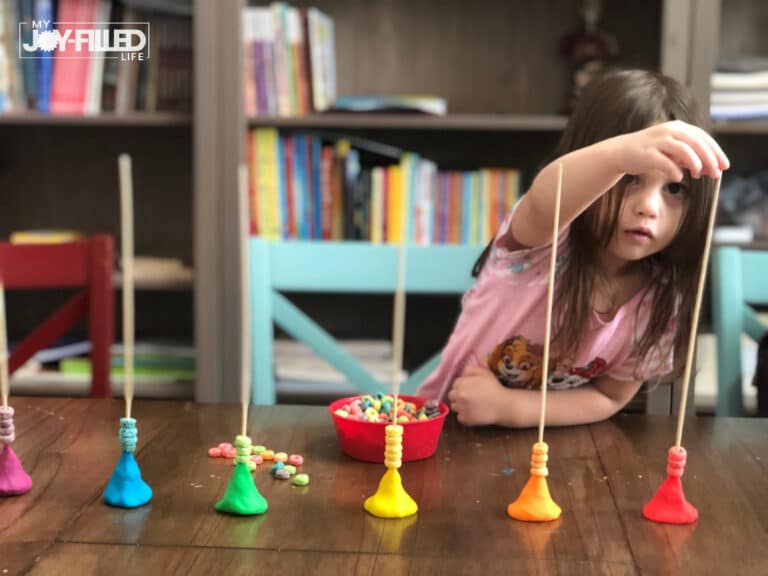 Froot Loops Fine Motor Color Sorting Activity - My Joy-Filled Life