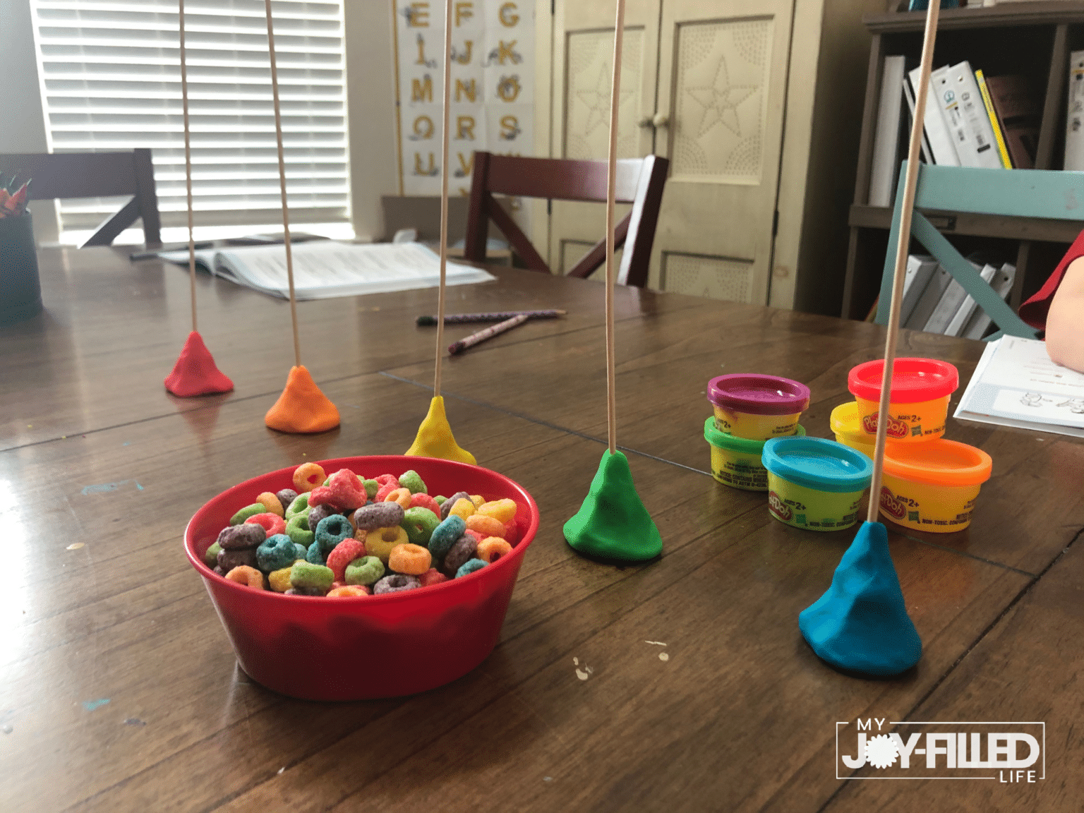 Froot Loops Fine Motor Color Sorting Activity - My Joy-Filled Life
