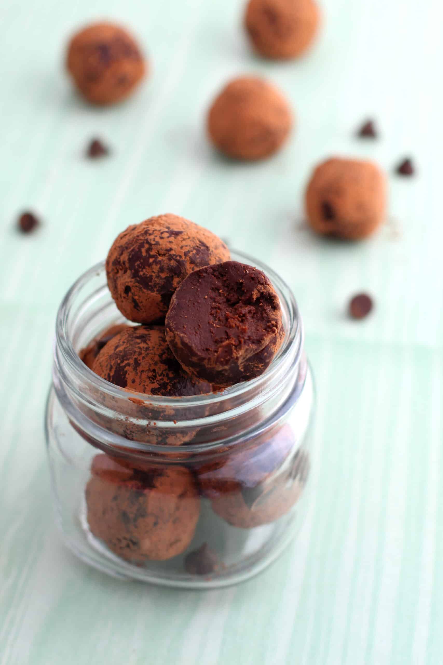 Healthy Chocolate Fudge Truffles - My Joy-Filled Life