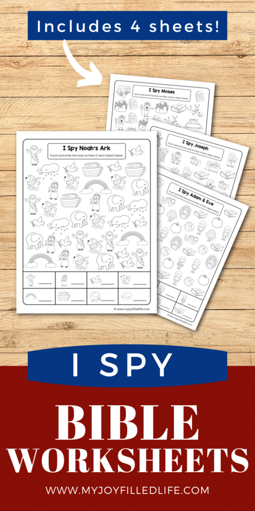 Printable I Spy Bible Story Pages - My Joy-Filled Life
