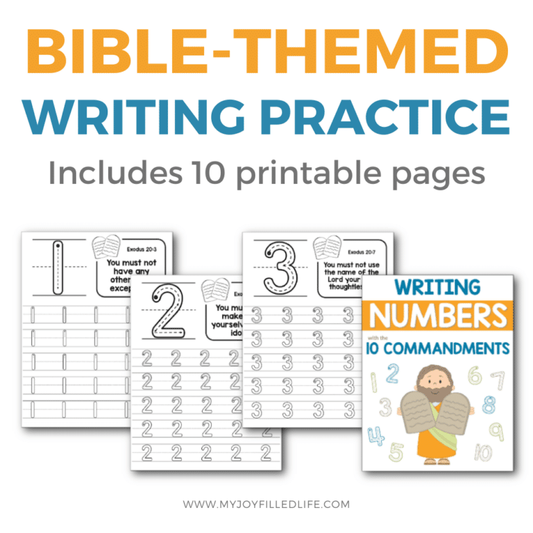 Ten Commandments Writing square - My Joy-Filled Life