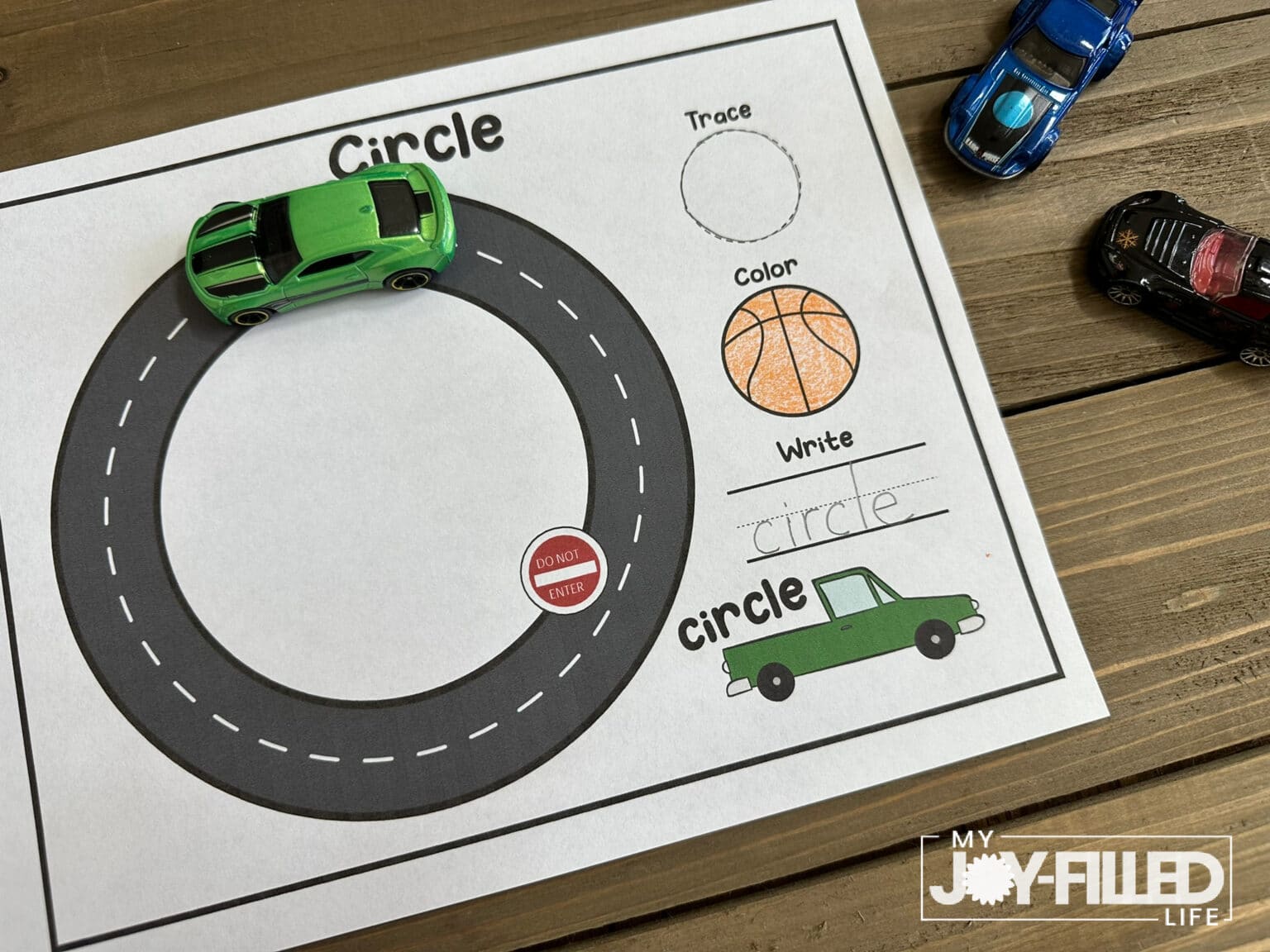 Road Shape Worksheets - My Joy-Filled Life