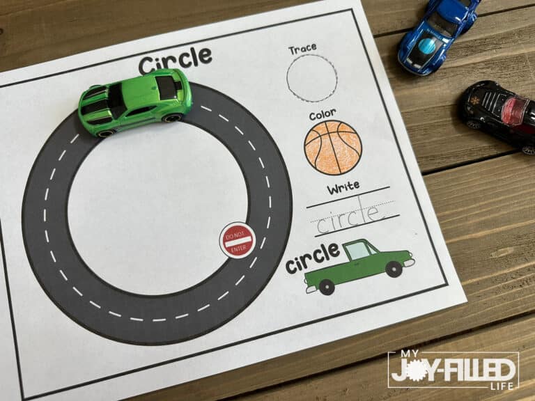 Road Shape Worksheets - My Joy-Filled Life
