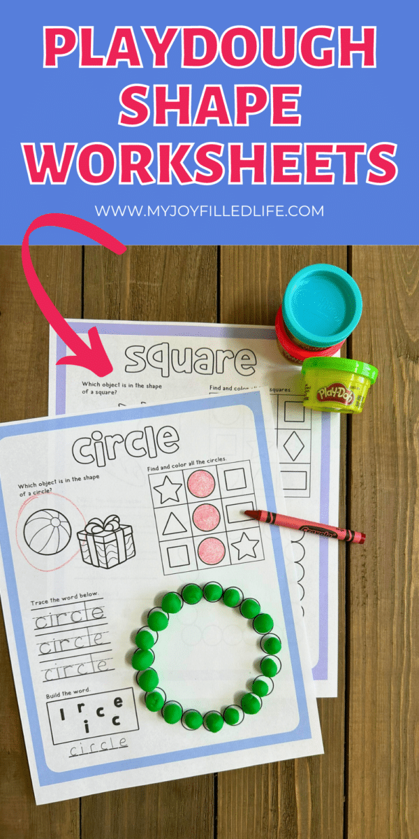 Learn Shapes with Playdough - My Joy-Filled Life