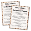 Bible Verses for Baseball Players