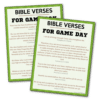 Bible Verses for Athletes on Game Day