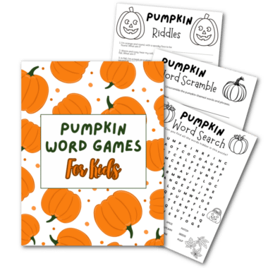Pumpkin Word Games for Kids