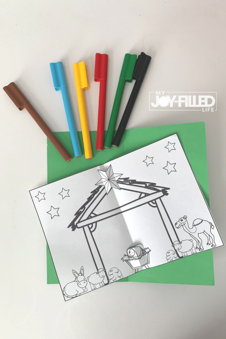 Nativity Pop-Up Card Craft