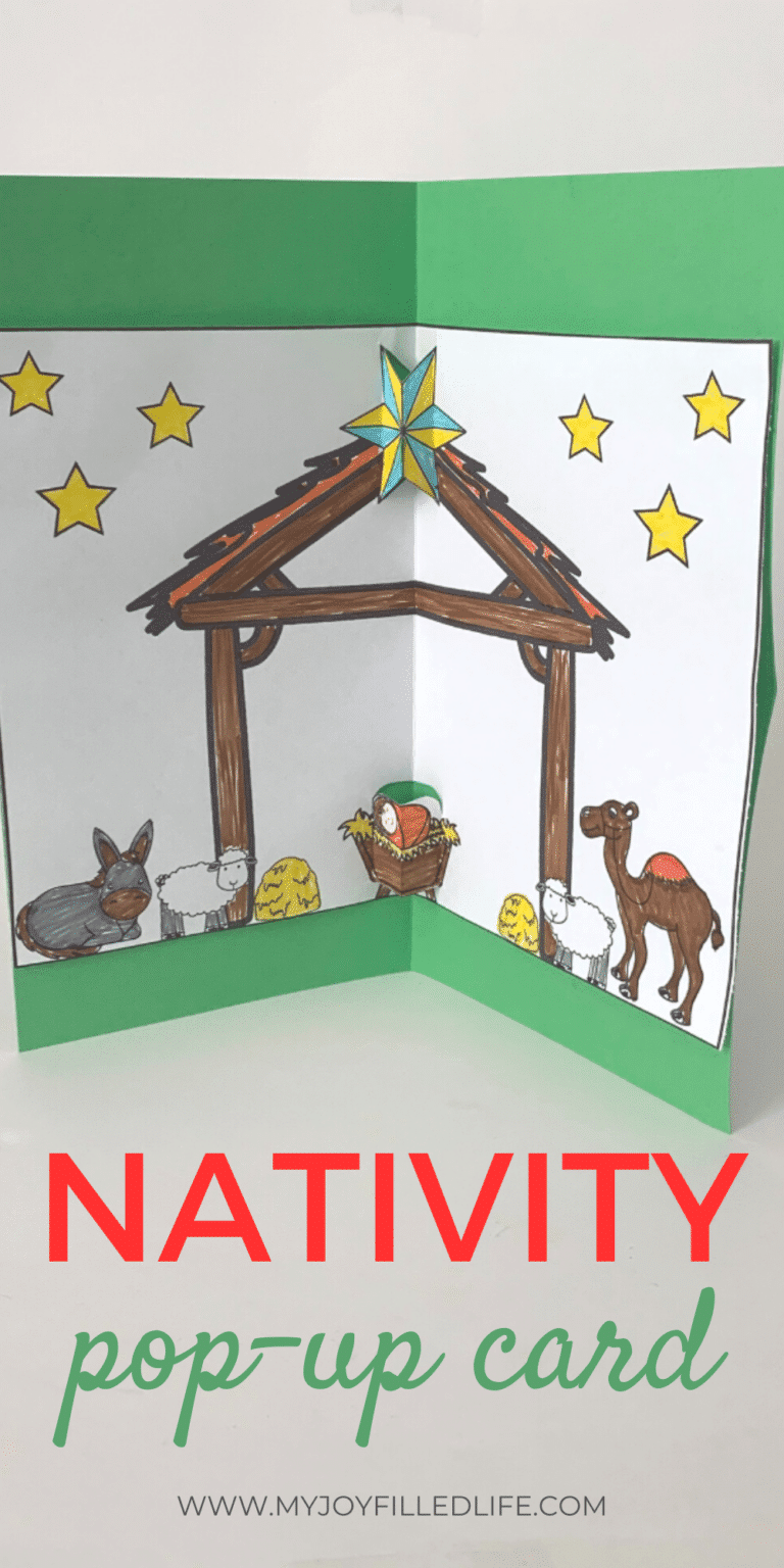 Nativity Pop-Up Card Craft