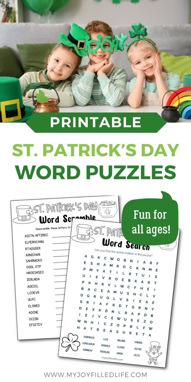 St. Patrick's Day Word Puzzles