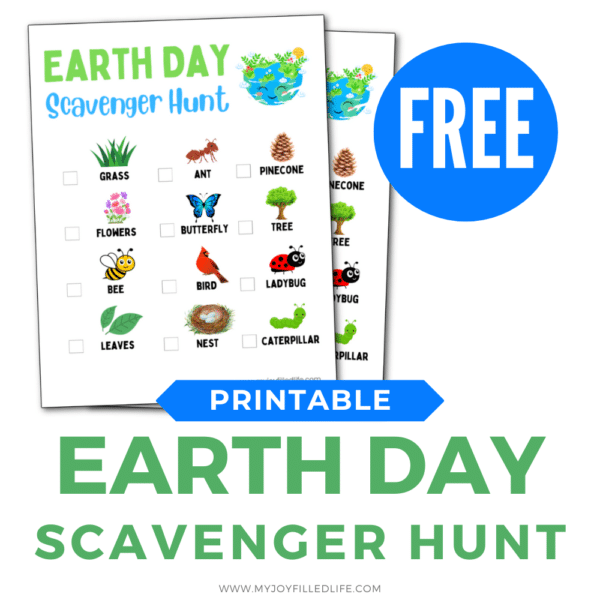 Earth Day Scavenger Hunt square - My Joy-Filled Life