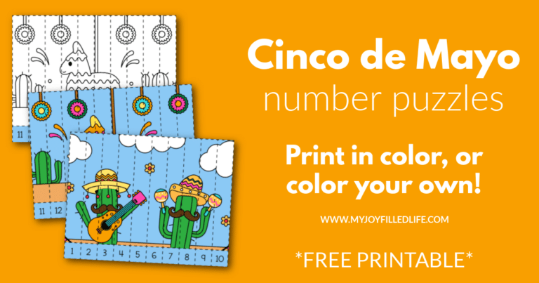 Cinco de Mayo Number Puzzles