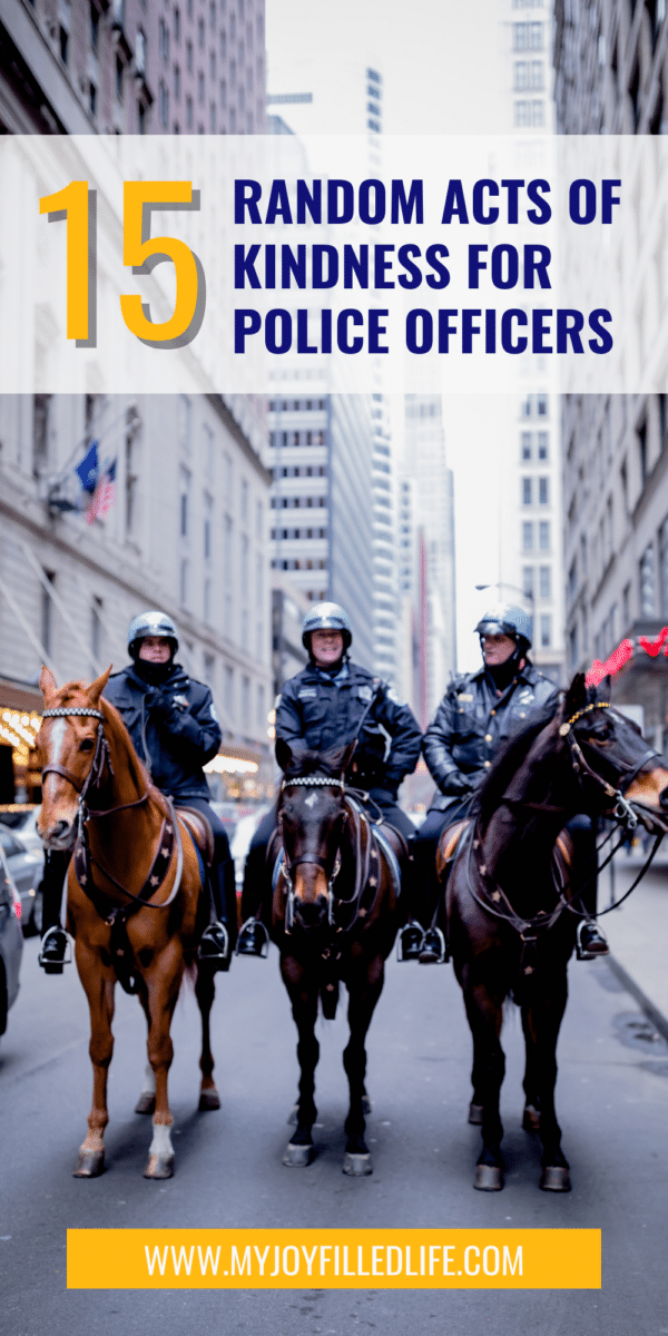 15 Random Acts of Kindness for Police Officers