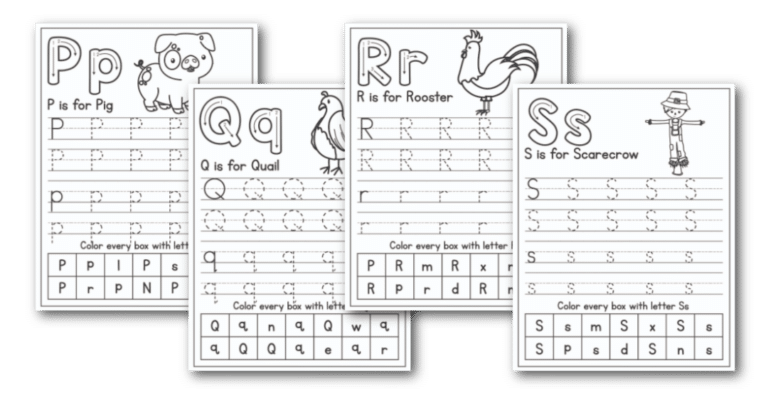 Alphabet Farm Printable Pack