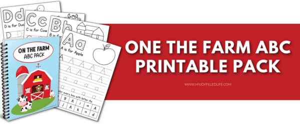 Alphabet Farm Printable Pack