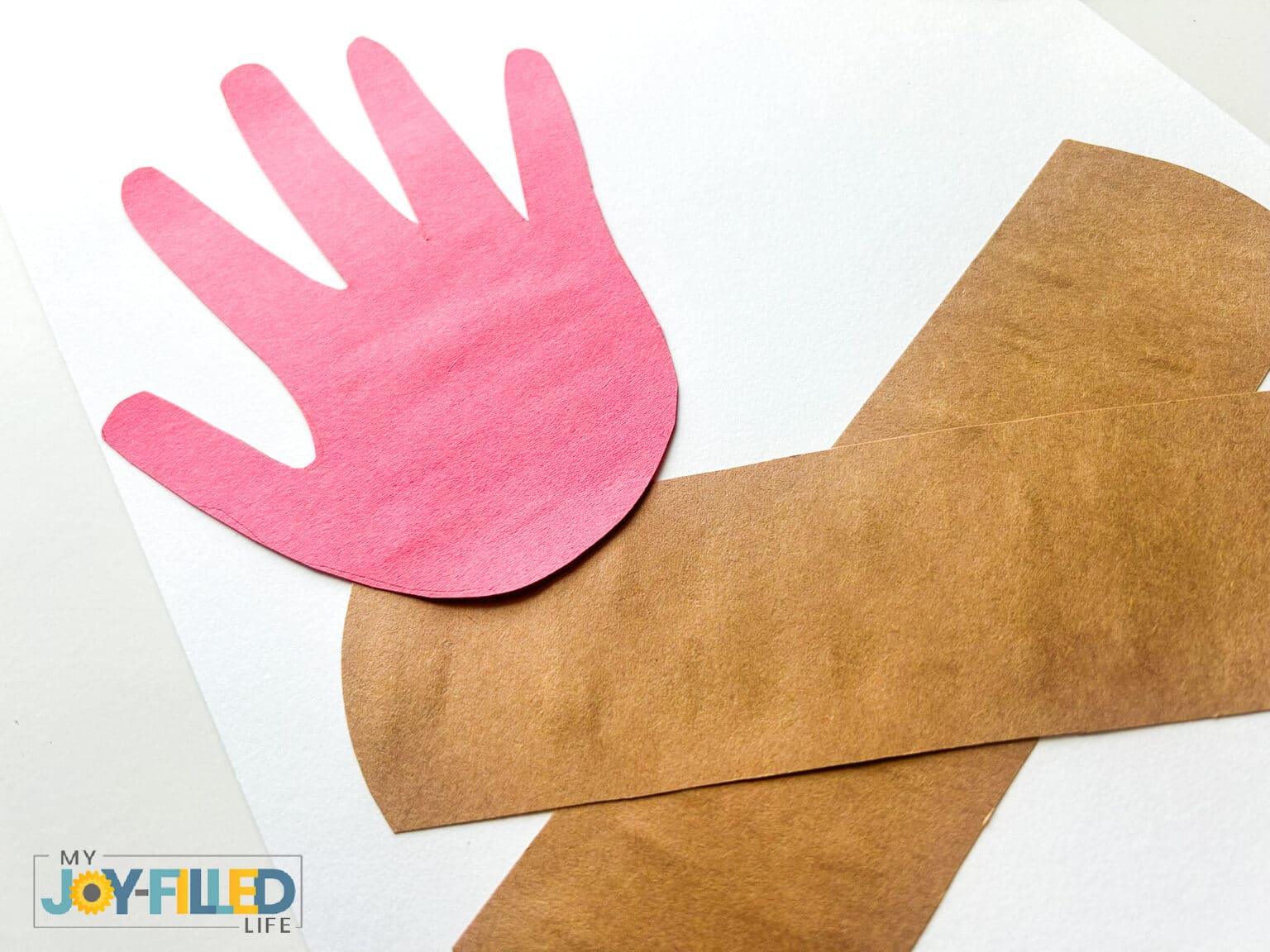Handprint Campfire Craft