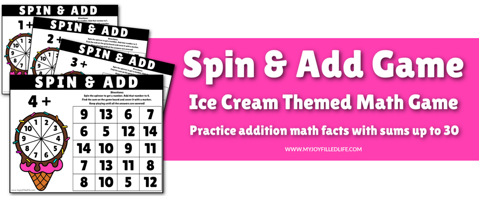 Ice Cream Addition Game