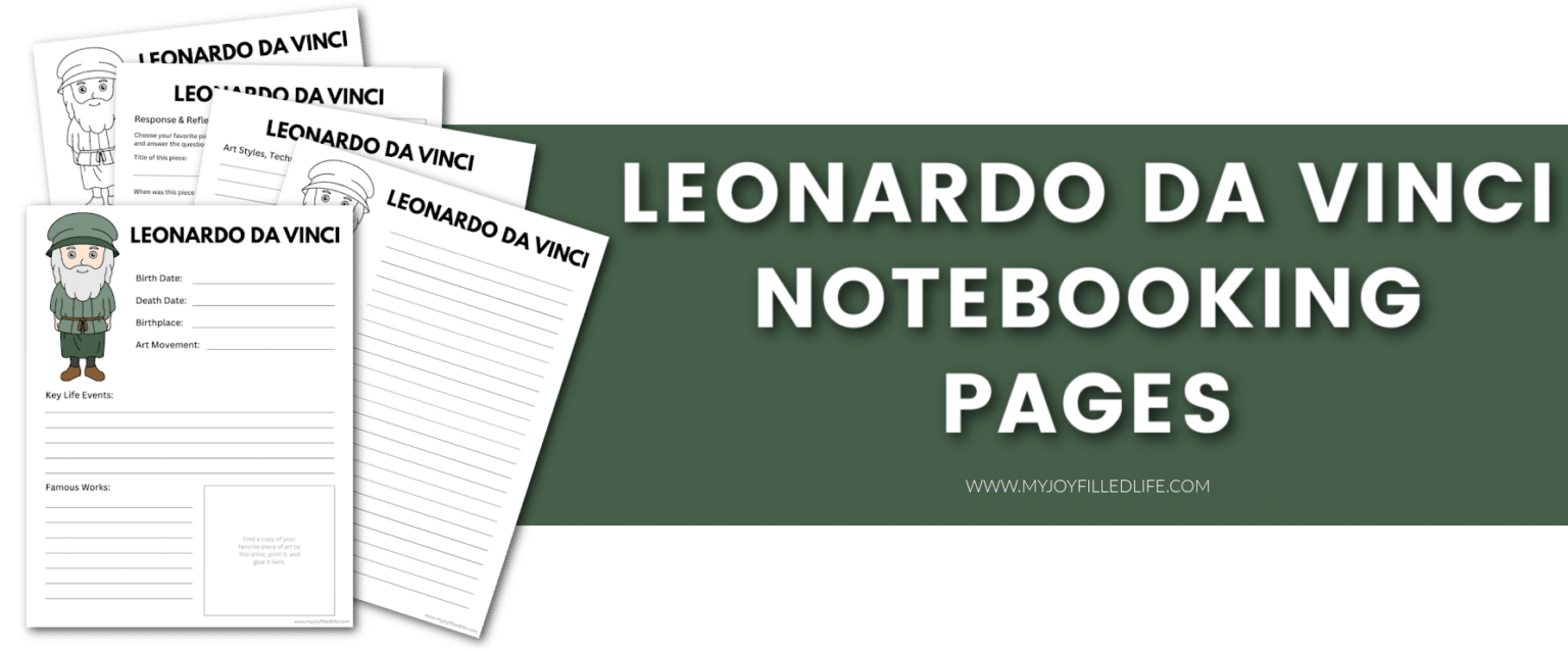 Leonardo da Vinci Notebooking Pages
