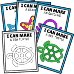 Ocean Playdough Cards
